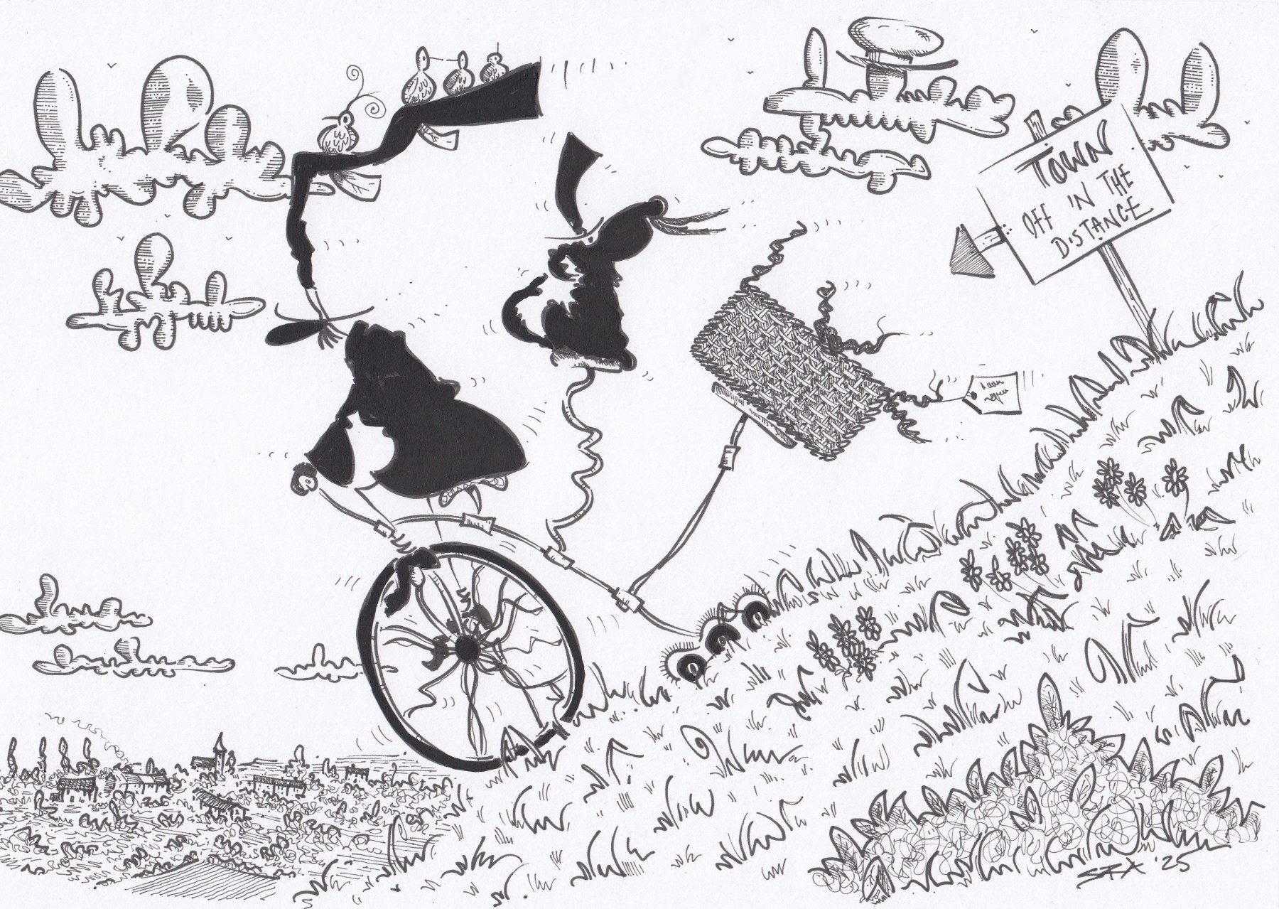 Inktober, Day 15: ‘Ragged’. – PENGUIN TOWERS