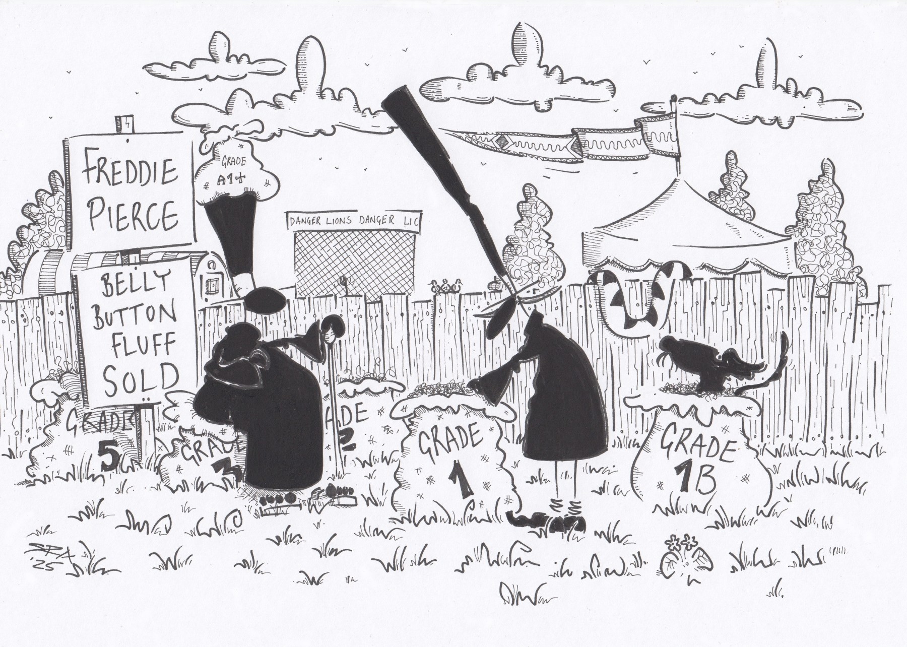 Inktober, Day 6: ‘Pierce’. – PENGUIN TOWERS