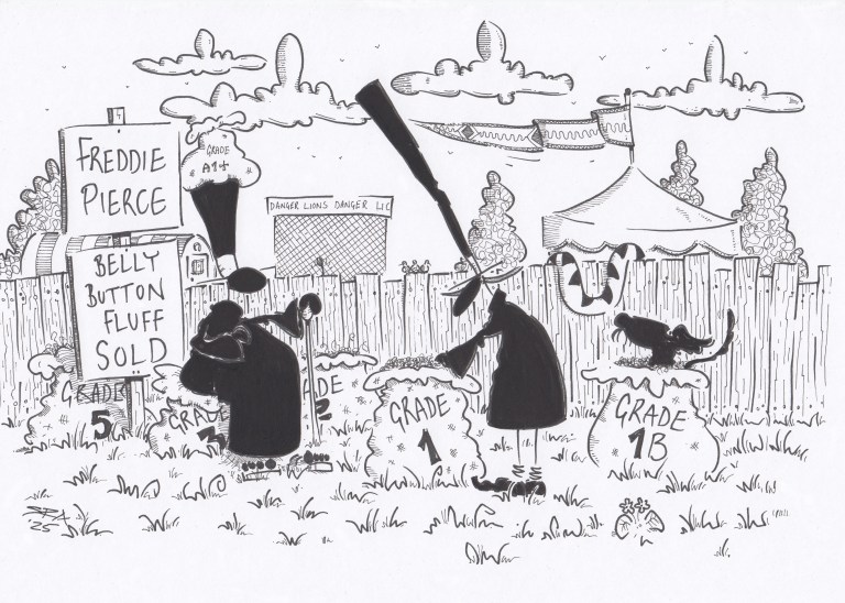 Inktober, Day 6: ‘Pierce’. – PENGUIN TOWERS